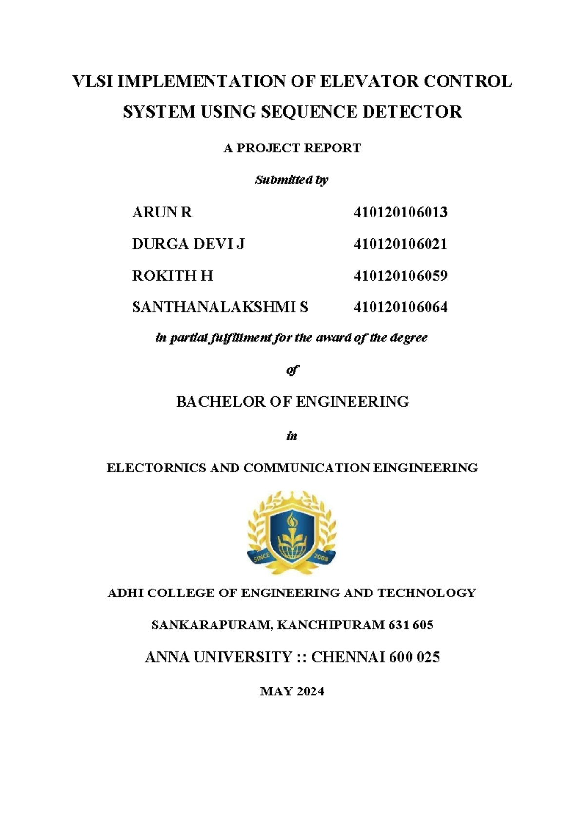 object oriented software engineering - VLSI IMPLEMENTATION OF ELEVATOR CONTROL SYSTEM USING ...