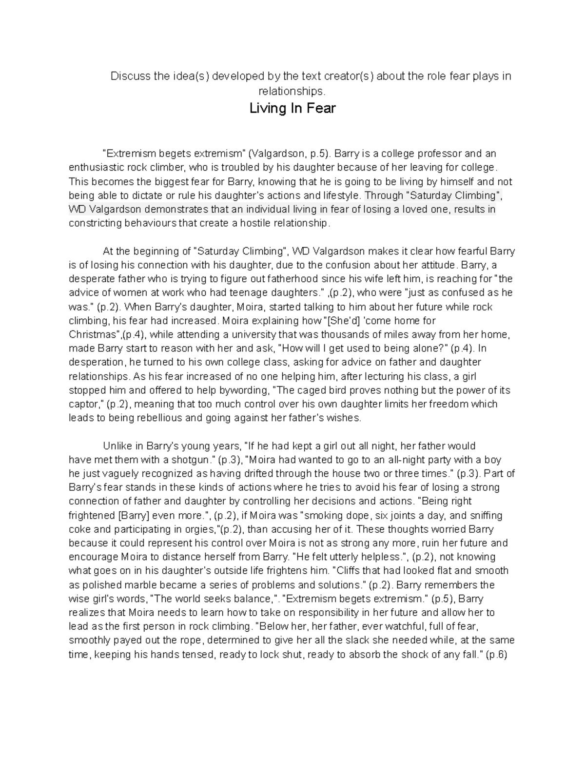 Rebeca Agoston - Short Story CAR - Discuss the idea(s) developed by the ...