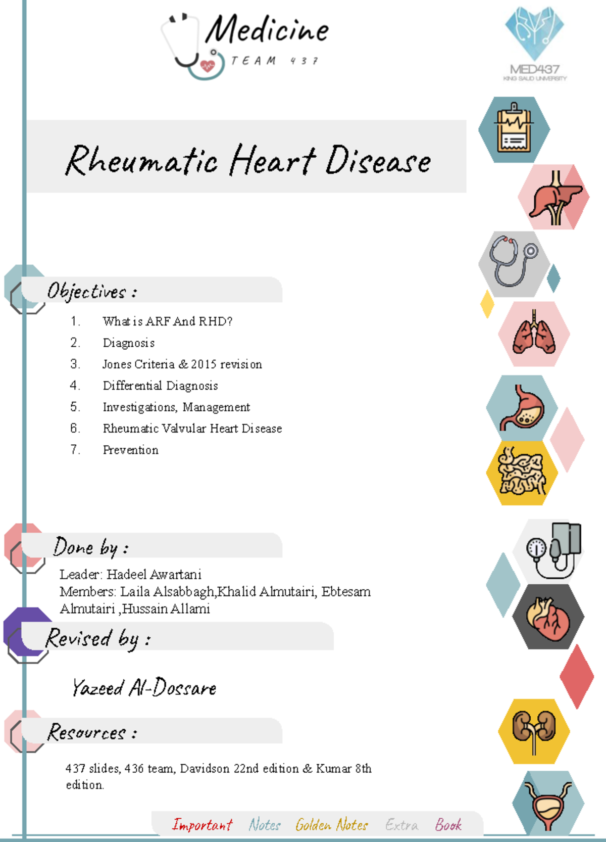 6-Rheumatic Heart Disease - Rheumatic Heart Disease Done by : Resources ...