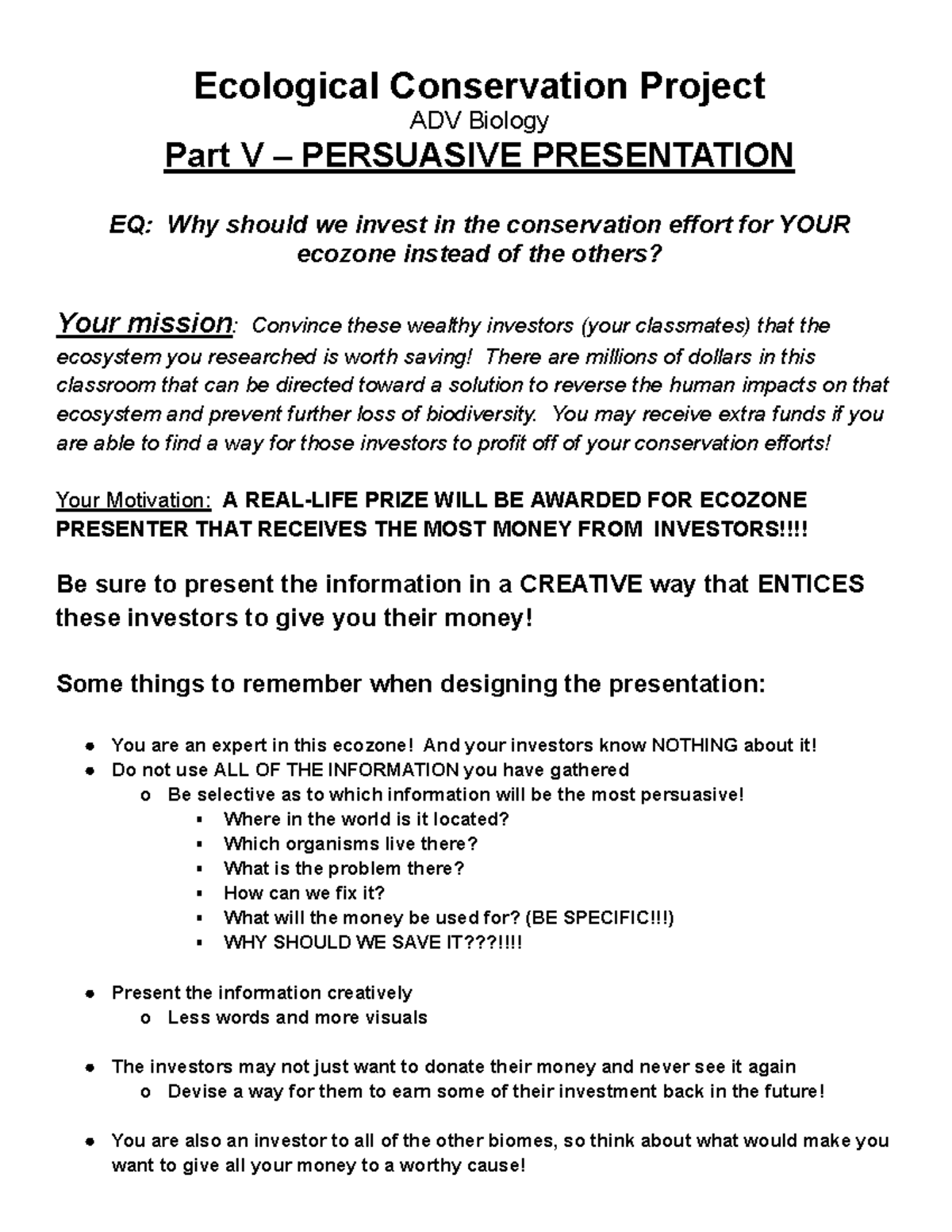 Saleha Iftikhar - ADV Ecology Project - Student Guide-Part V.docx ...