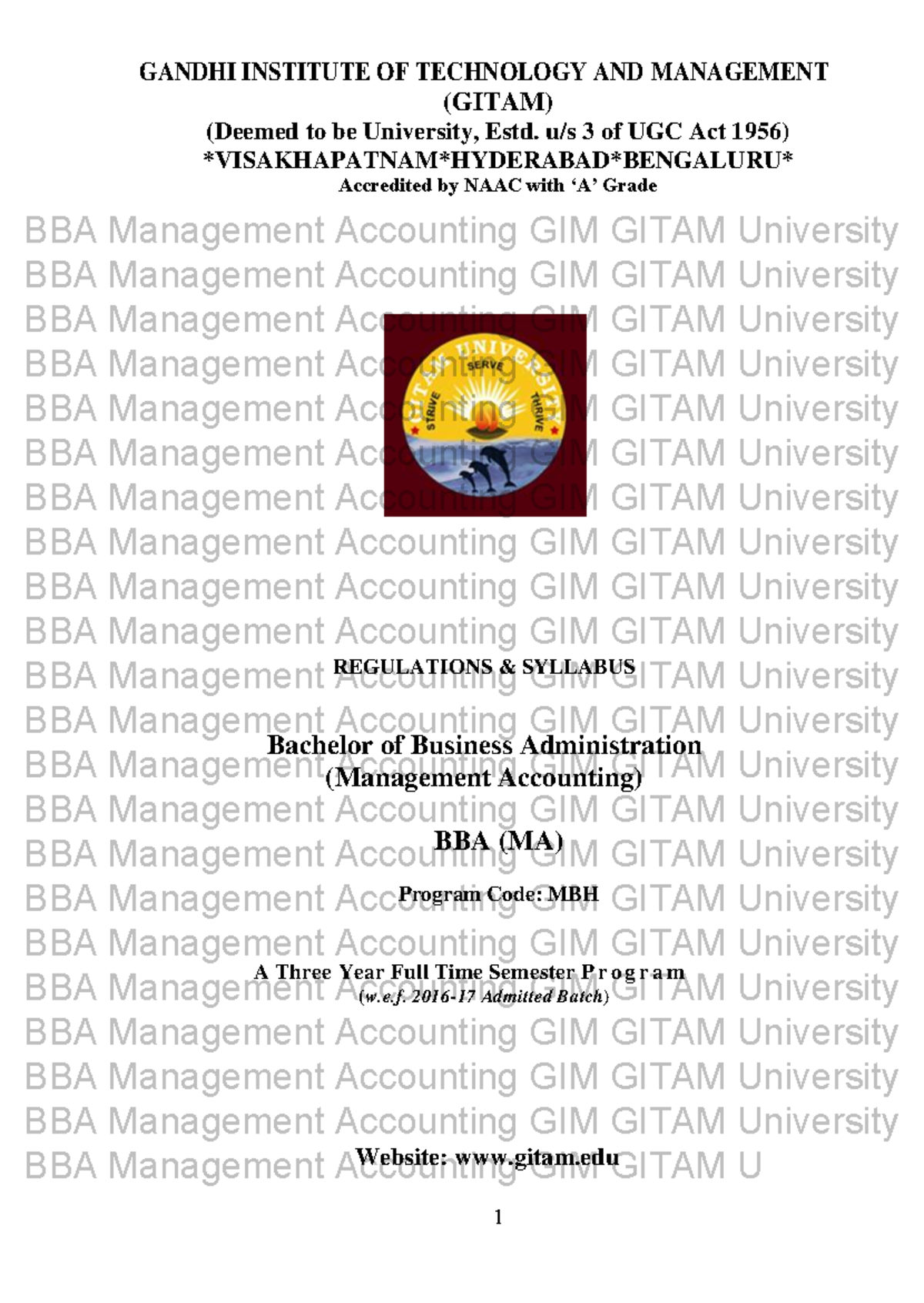 BBA (Management Accounting) ( PDFDrive ) - GANDHI INSTITUTE OF ...
