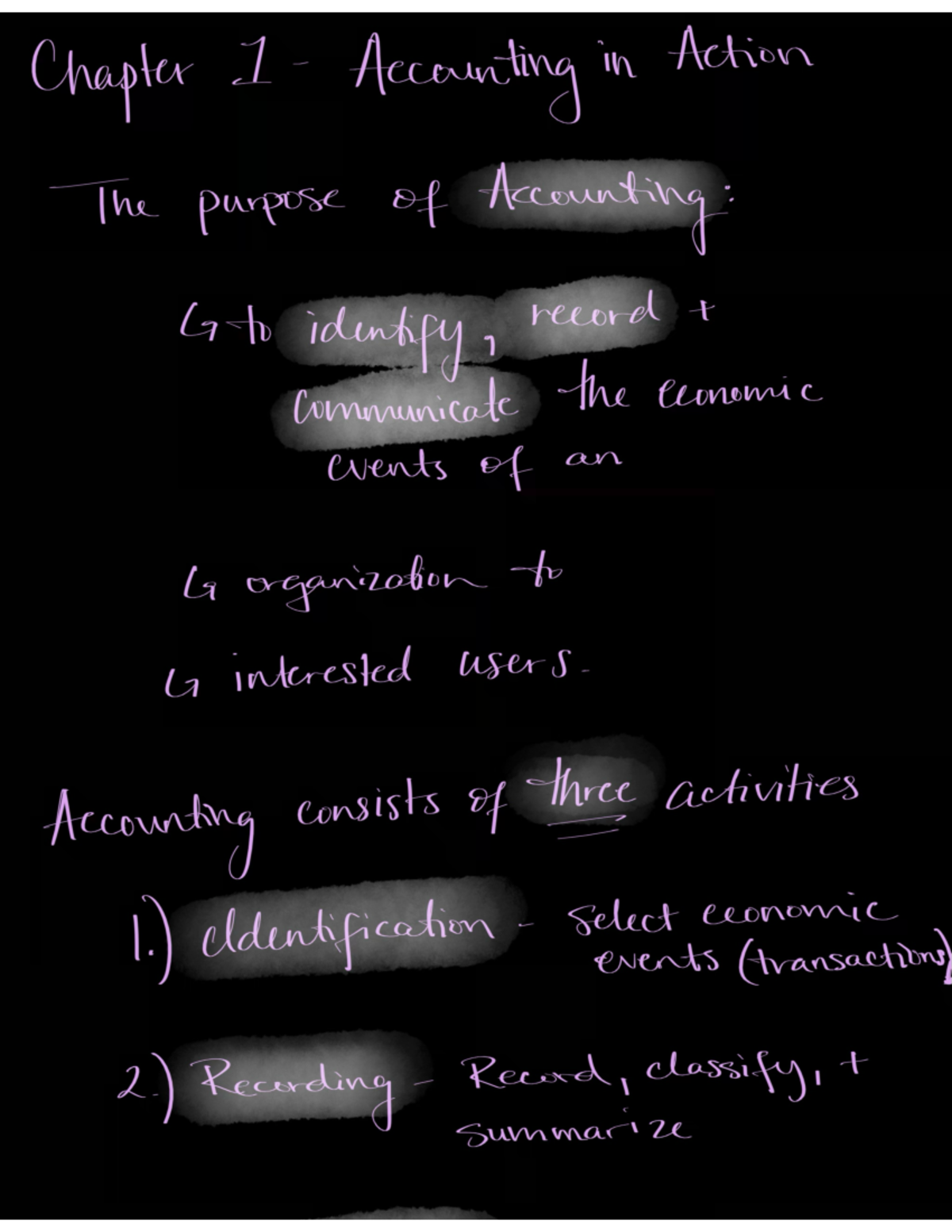 Chapter 1- Accounting in Action - ACCT 211 - Studocu