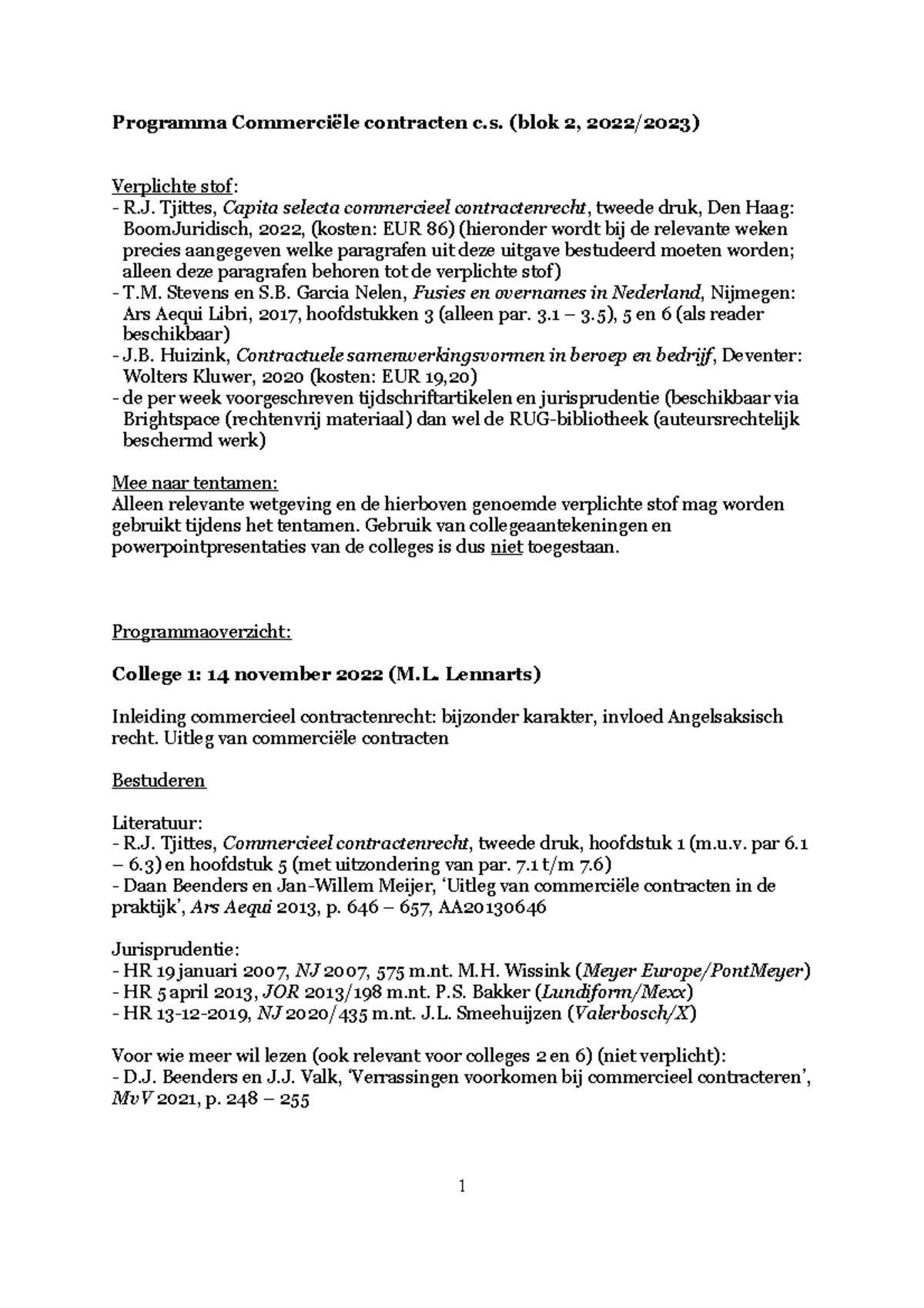 Programmaoverzicht Co Co c.s. 2022-2023 definitief 1 - Programma ...