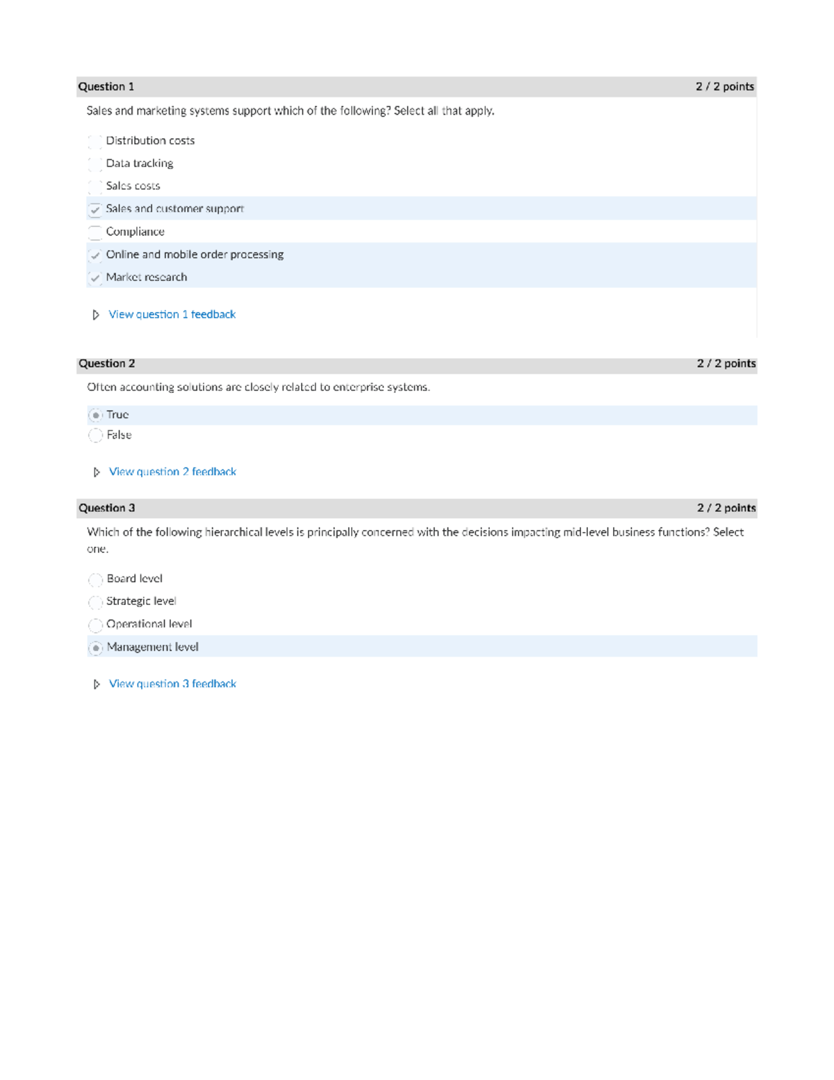 Module 1 quiz - IT-409 - Studocu