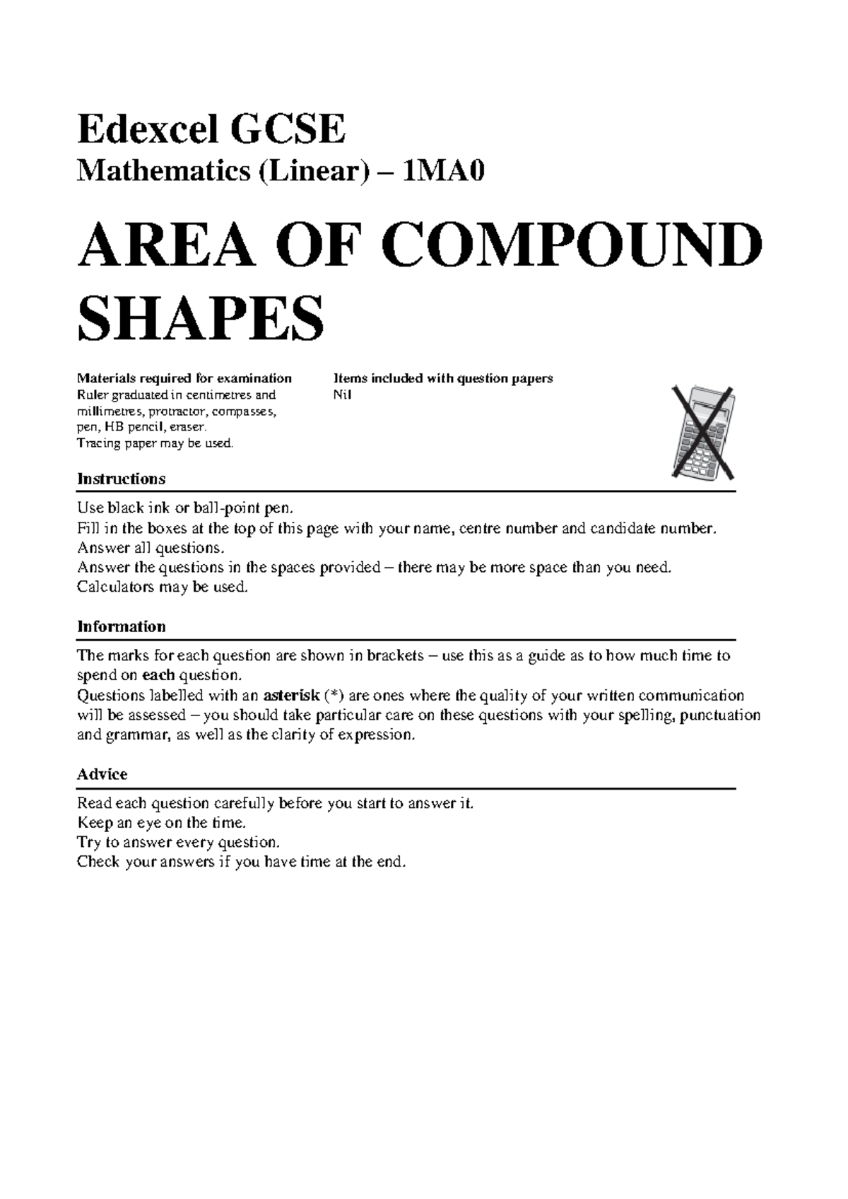 37 area-of-compound-shapes - Edexcel GCSE Mathematics (Linear) – 1MA ...