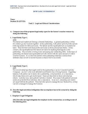 D253 Task 2 - Emotional Intelligence in Leadership - D253 - TASK 2 ...