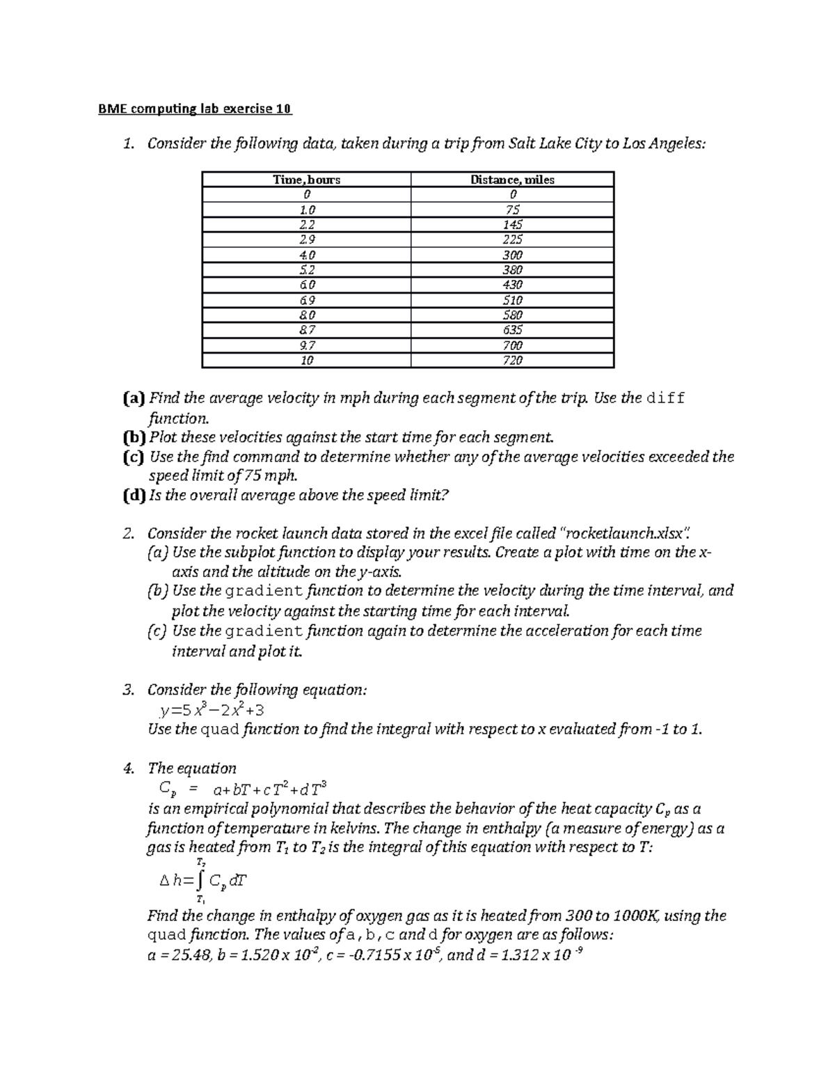 Bme Computing Lab Exercise 10 2018 Bme Computing Lab Exercise 10 1 Consider The Following