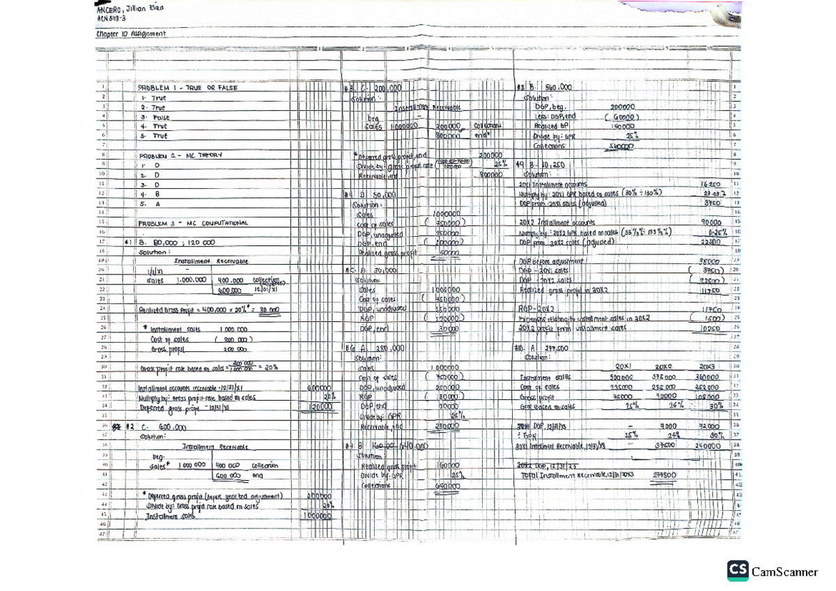 ACN3118-3 Chapter 10 Assignment Ancero - ANCERO, Jillian Eliza ACN ...