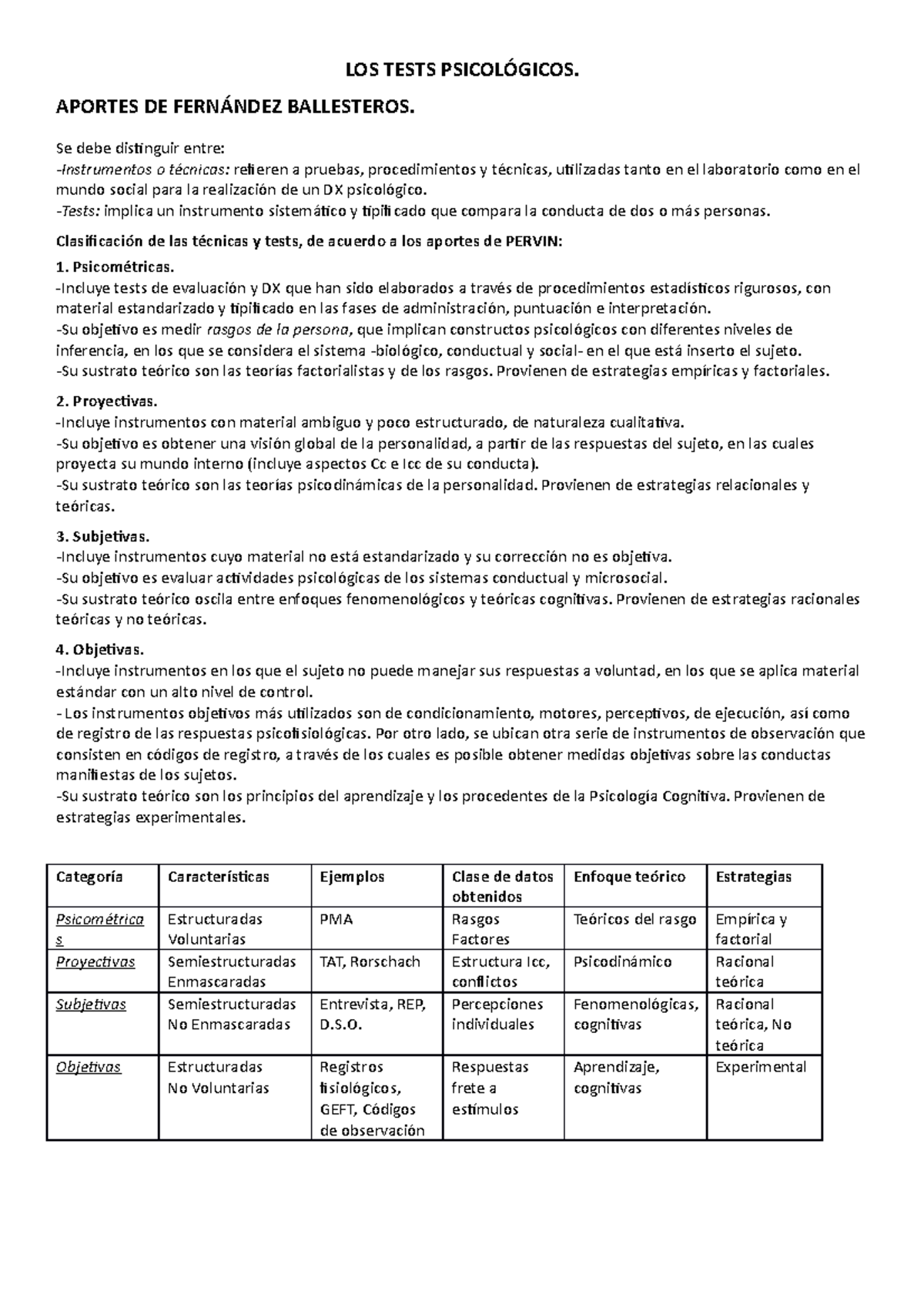 Escalas de Osgood - LOS TESTS PSICOLÓGICOS. APORTES DE FERNÁNDEZ ...