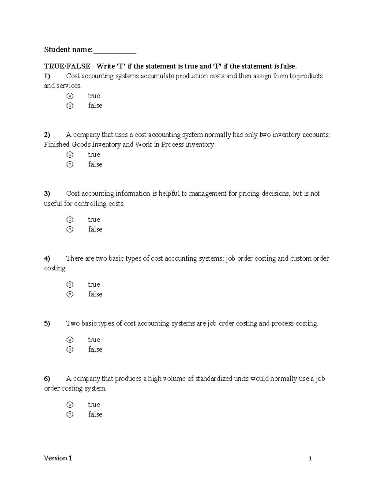 Chap 15 9e Test Bank - Financial and Managerial Accounting - Student ...