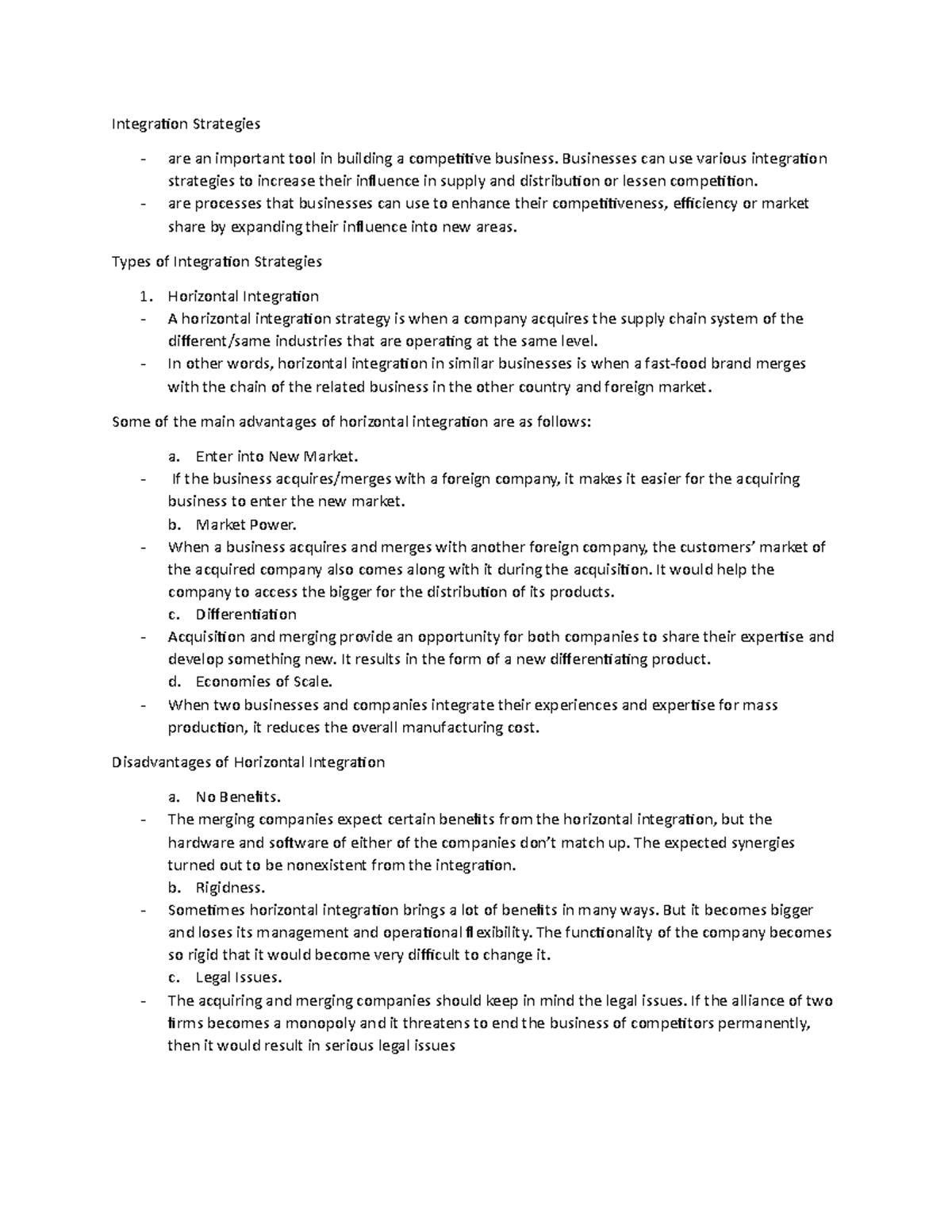 Integration Strategies - Integration Strategies are an important tool ...