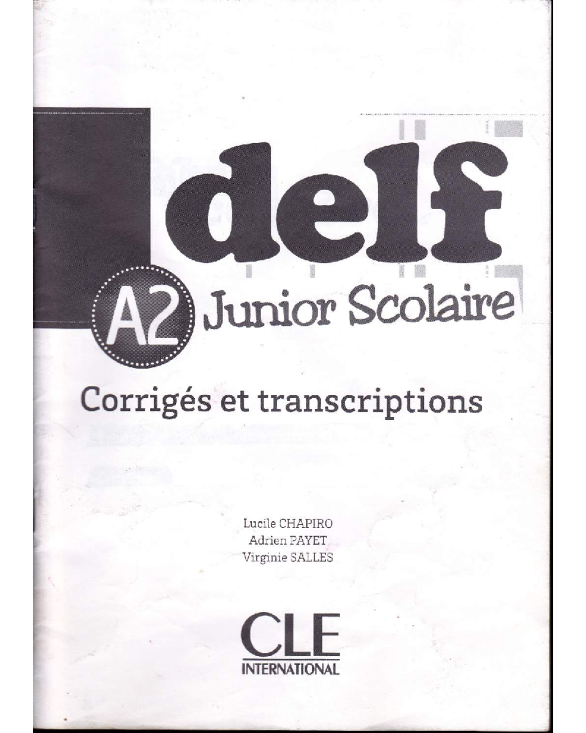 Abc-delf-junior-a2-corrigespdf compress - German Language I - Studocu