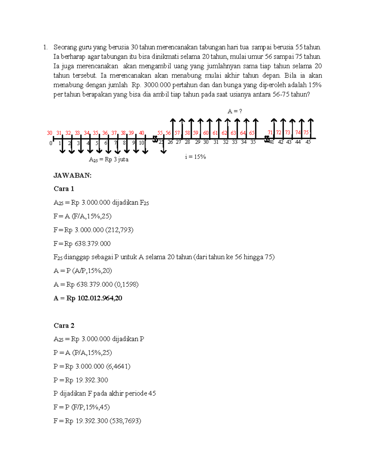 Assignment 6 comparing alternatives (jawaban) - 1. Seorang guru yang ...