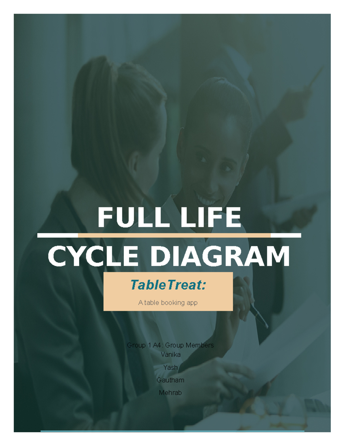 Assignment 4 Full Life Cycle - FULL LIFE CYCLE DIAGRAM TableTreat ...