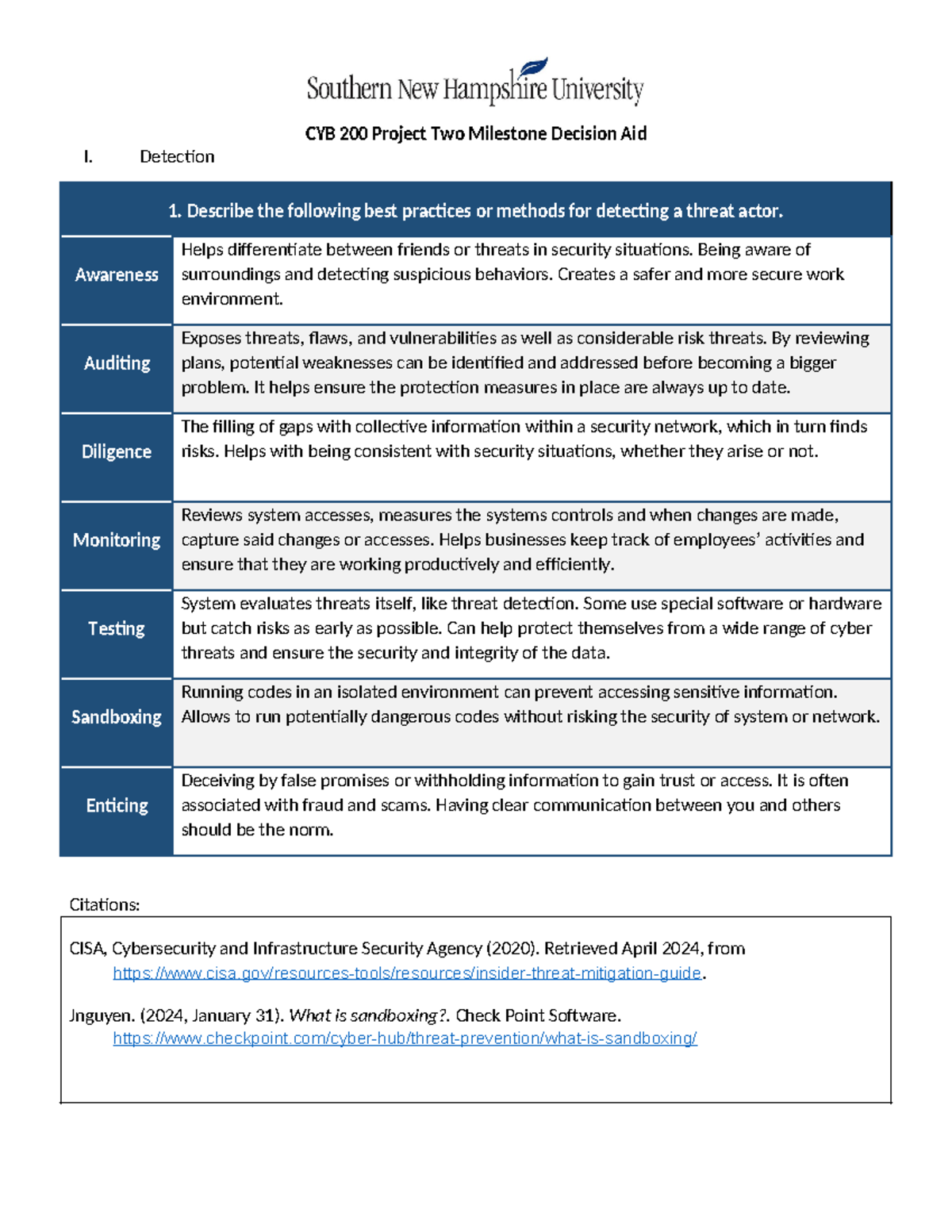 CYB 200 Project Three Milestone - CYB 200 Project Two Milestone ...