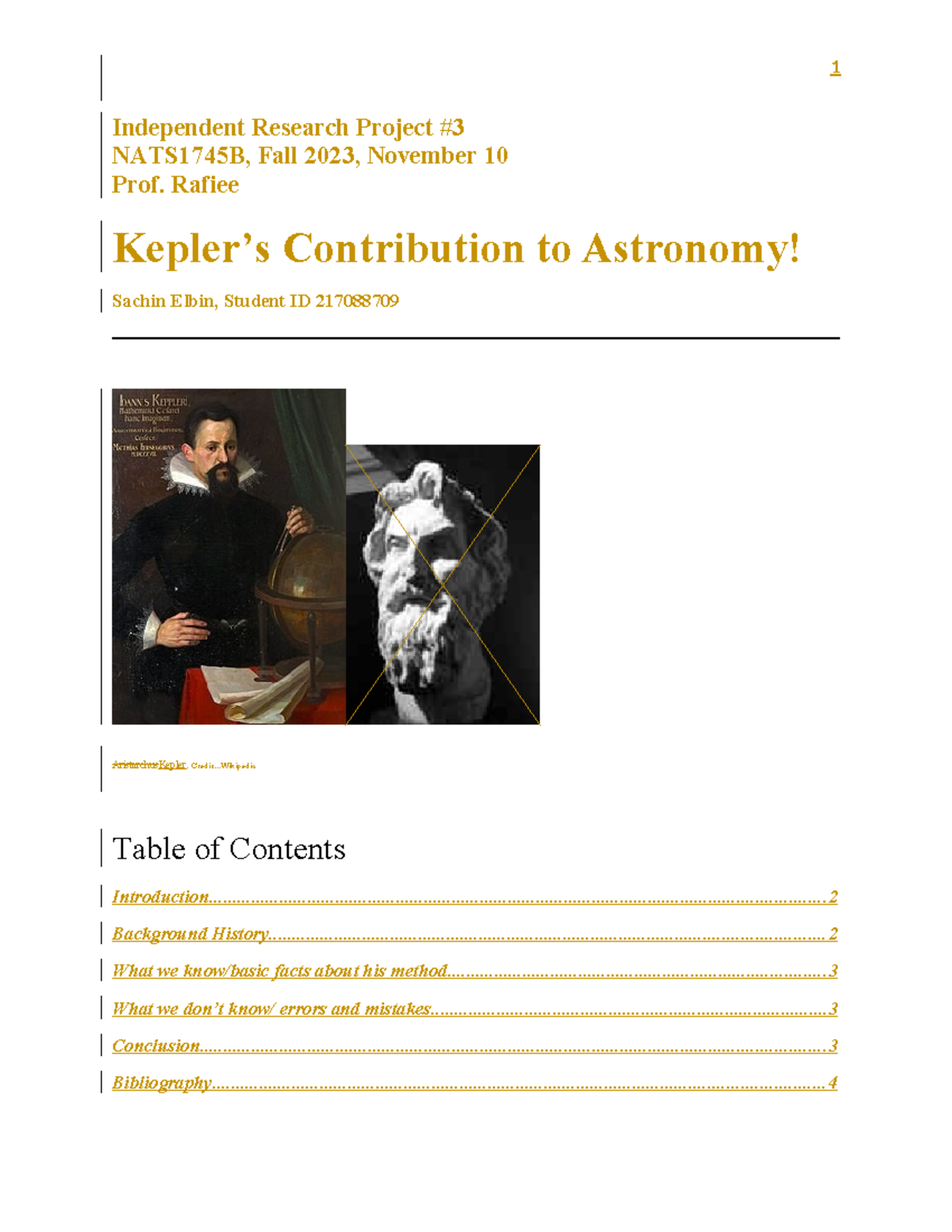 Kepler's Contribution to Astronomy - Independent Research Project ...