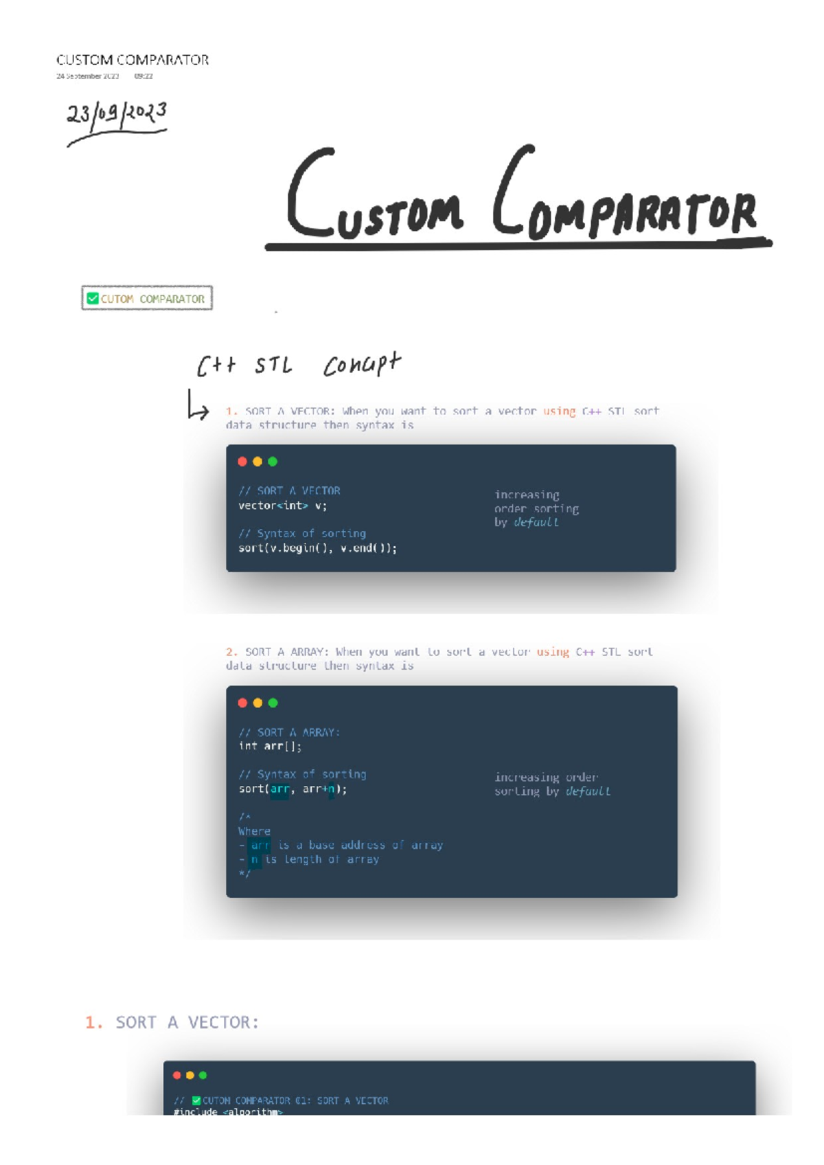 Custom Comparator - book - Master of computer application - Studocu