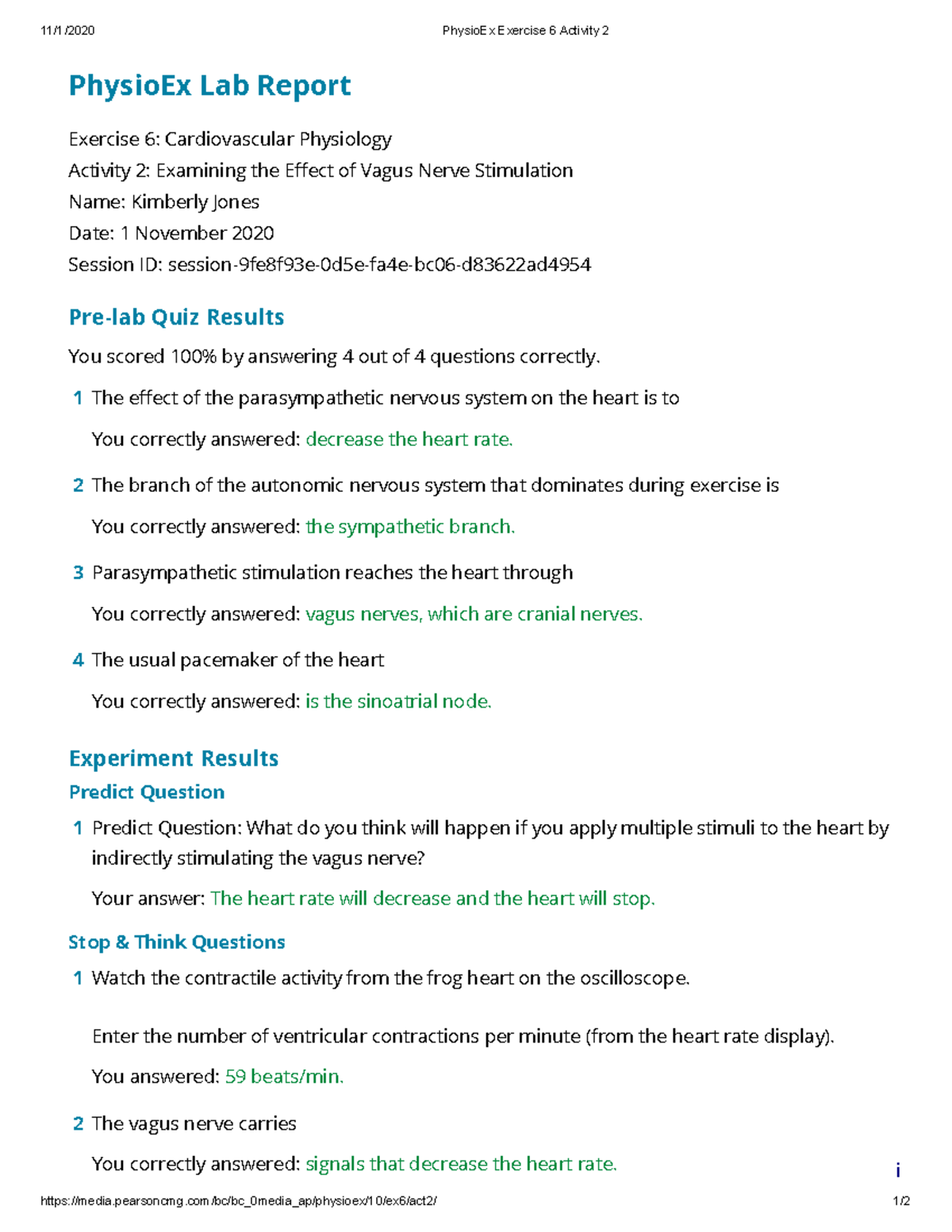 Physio Ex Exercise 6 Activity 2 - pearsoncmg/bc/bc_0media_ap/physioex ...