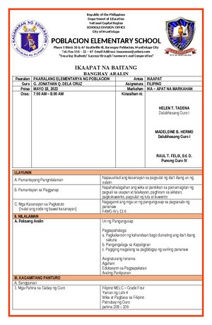 Q3 COT 3 Science - Republic of the Philippines DEPARTMENT OF EDUCATION ...