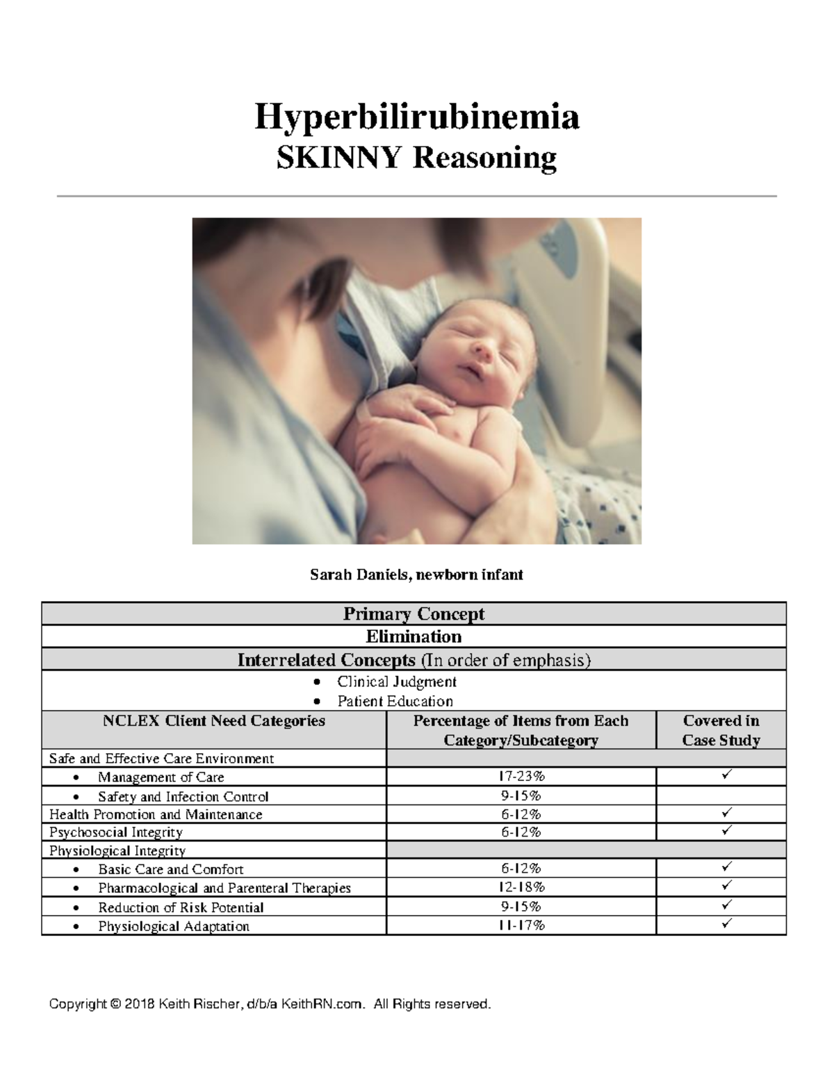 Student-Hyperbili- Skinny Reasoning - Hyperbilirubinemia SKINNY ...