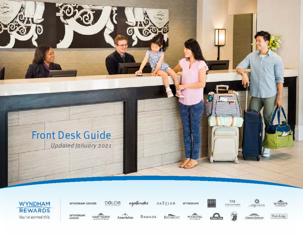Front Desk Guide WR - Guia Para Recepcion - Front Desk Guide ...