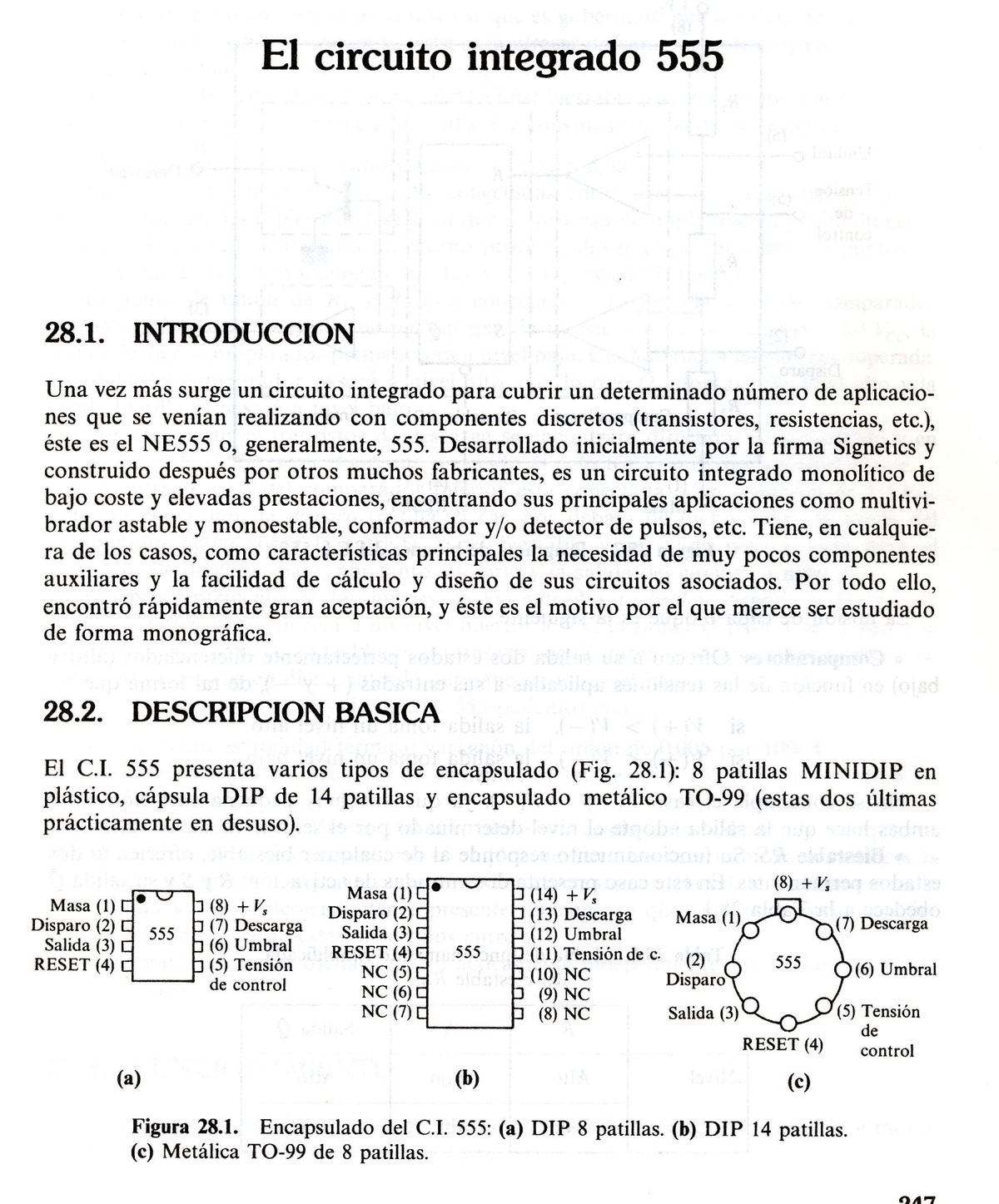 C-i-555 - Informacion sobre Circuito integrado IC555 para practicas ...