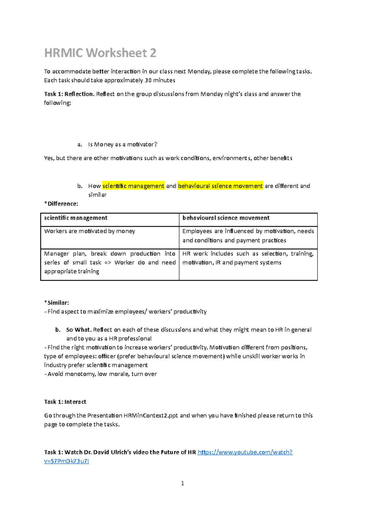 Worksheet 2- Hrmic - Shared Services - HRMIC Worksheet 2 To accommodate ...