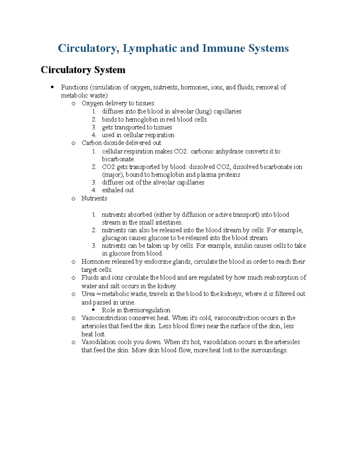 Circulatory System-Immune System-Lymphocytes - Circulatory, Lymphatic ...