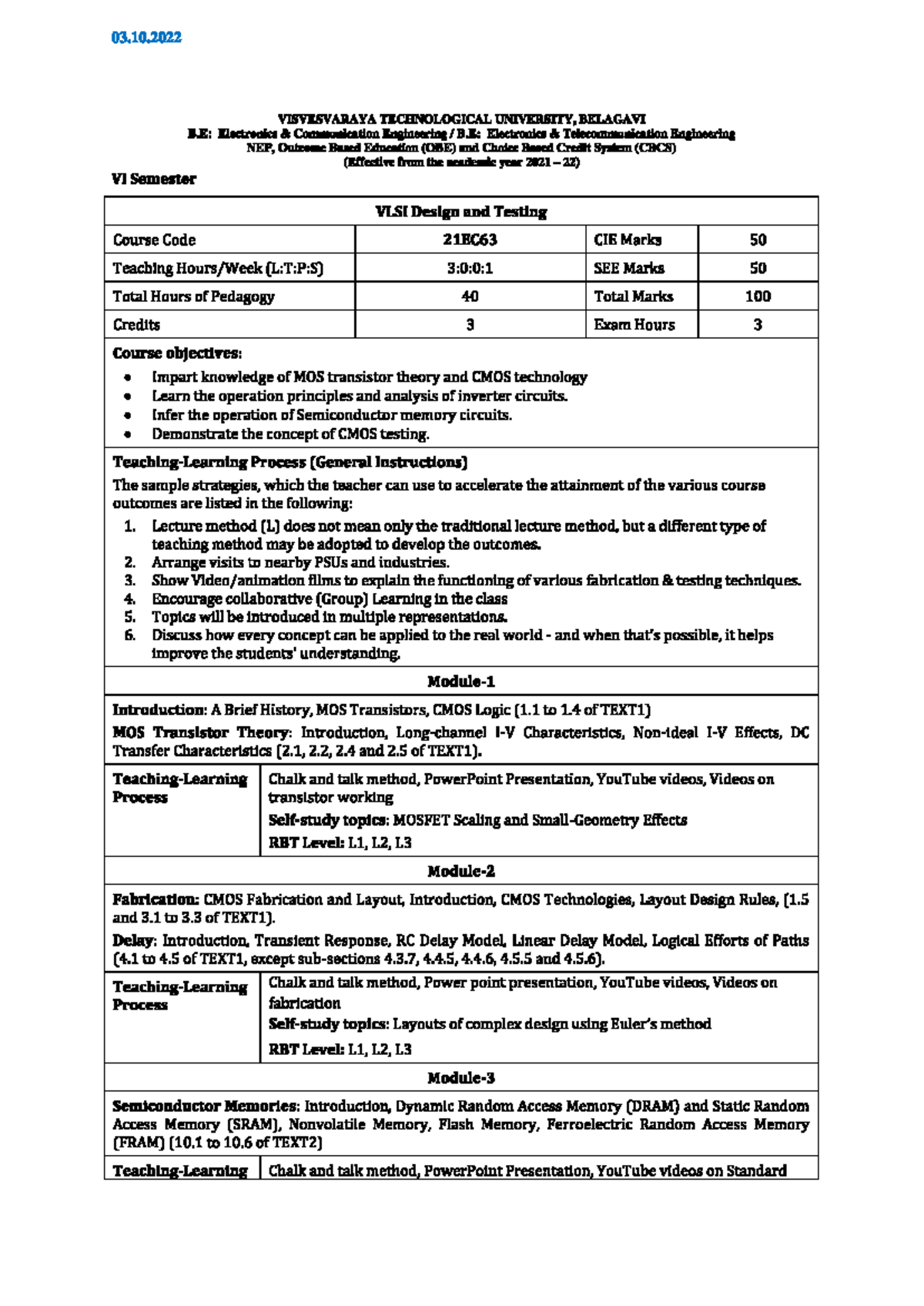 Vlsi fully mer - Bhy - VL51 DESIGN MODULE-I 18 ECT trodu cion ####### briy4 kisor roodu ction e ...