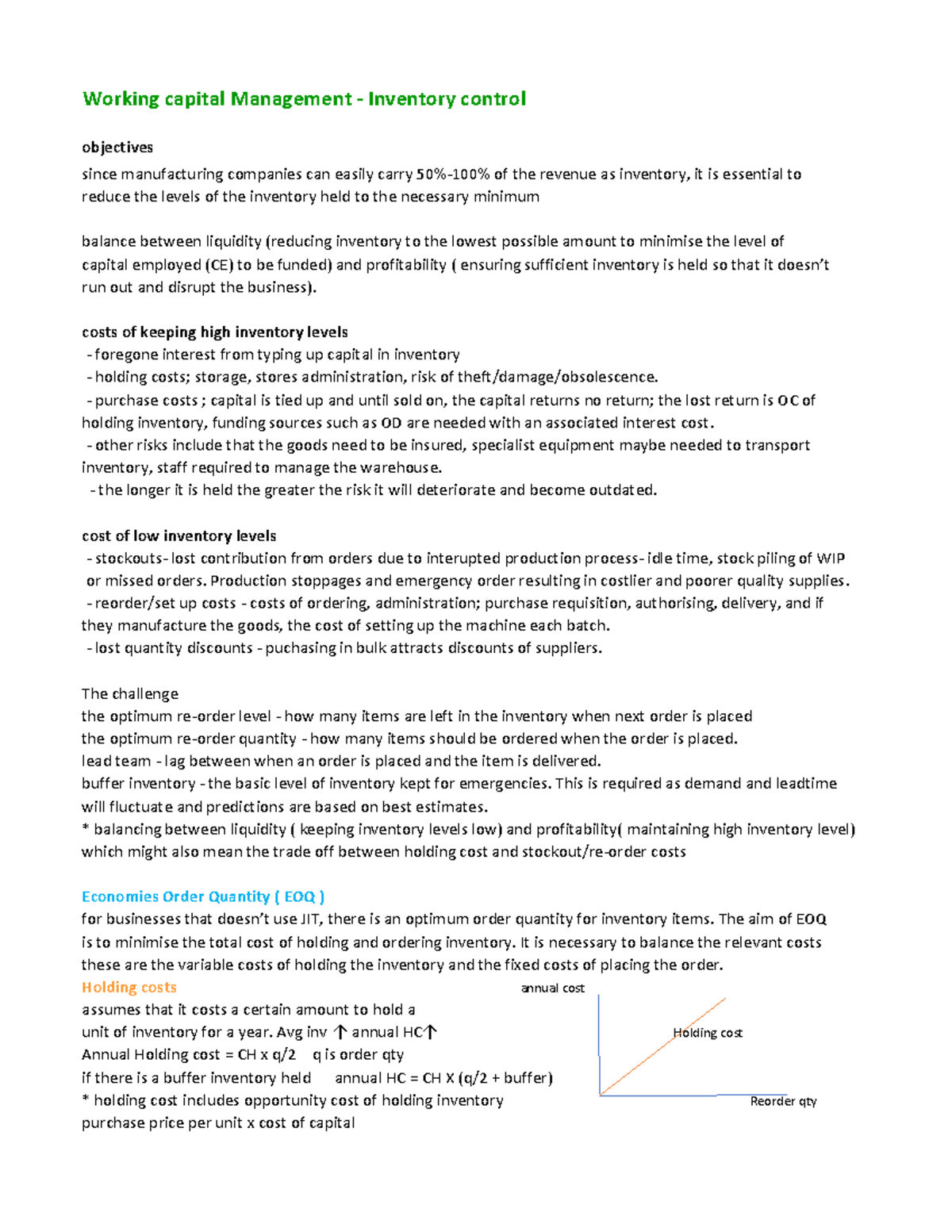 Chap 8 - working capital management - Working capital Management ...