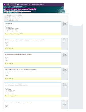 CS 3304 Analysis of algotithm Graded Quiz unit 4 - Started on Wednesday, 7 December 2022, 2:59 ...