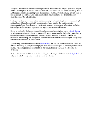 Review Of Related Literature Powerpoint Presentation - Title: Mastering ...