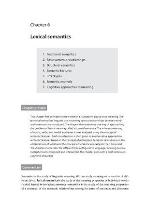 Internal Structure of Words (1) - Chapter 4 The internal structure of ...