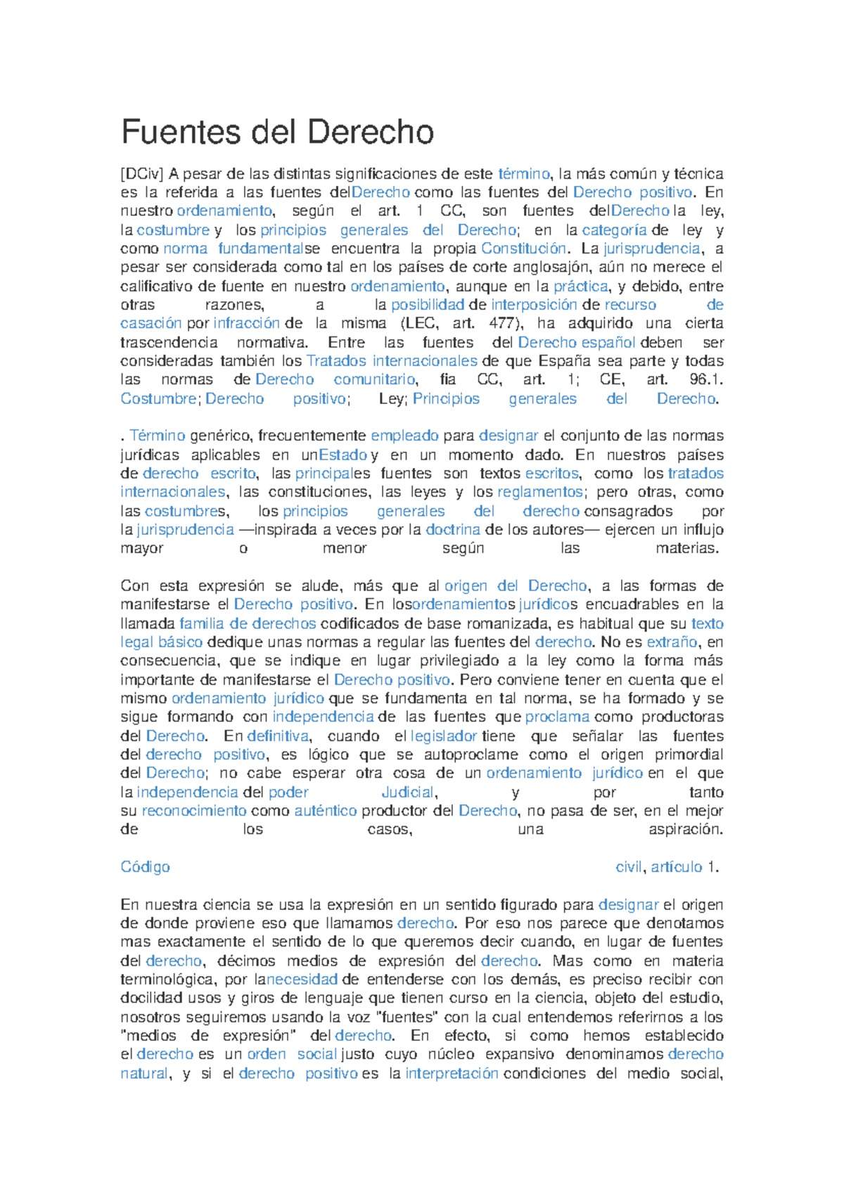 Fuentes del Derecho.Material adicional, Tema 4 - Fuentes del Derecho ...