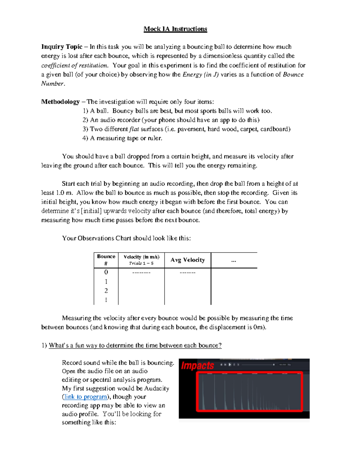 Mock IA Instructions - xxx - Mock IA Instructions Inquiry Topic – In ...