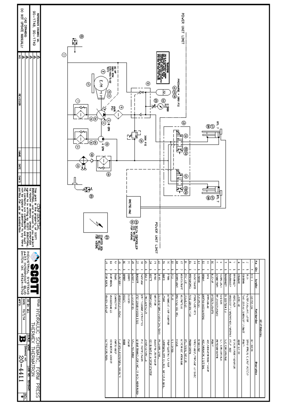Esquemas 20-4411 Hydraulic Schematic - Segundo Bachillerato - Studocu