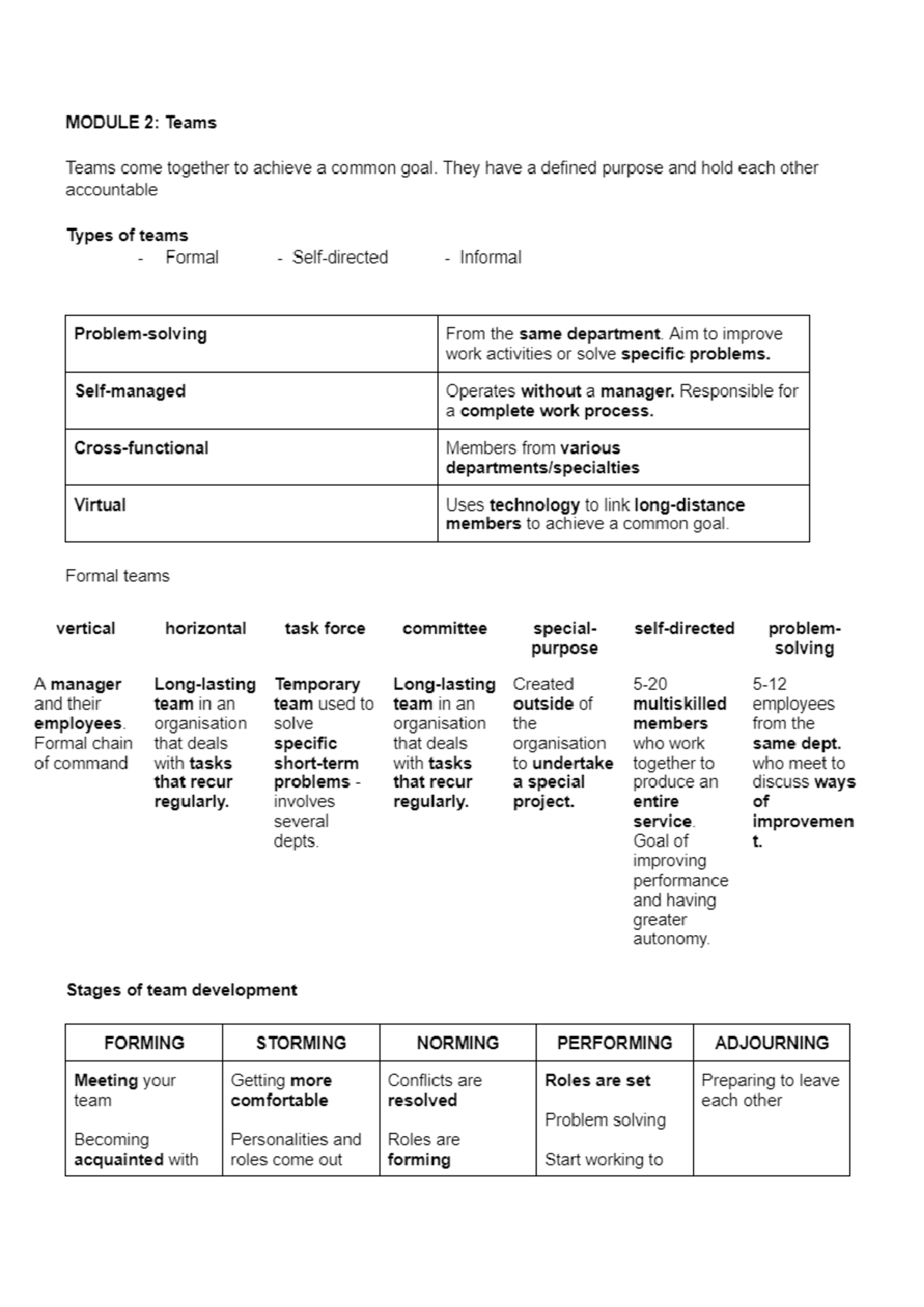 BUS111 - module 2 notes - Business 111 - Studocu