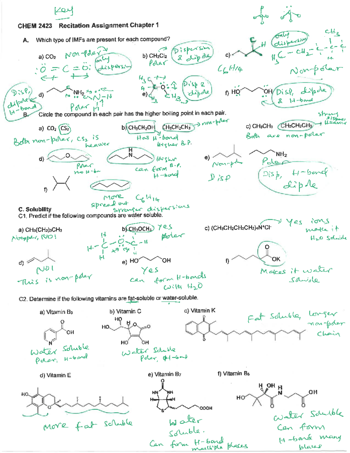 Ch - practice - CHEM 2423 - Studocu