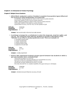 Lecture 4- Eyewitness Memory - Lecture 4- chpt 5: Eyewitness memory ...