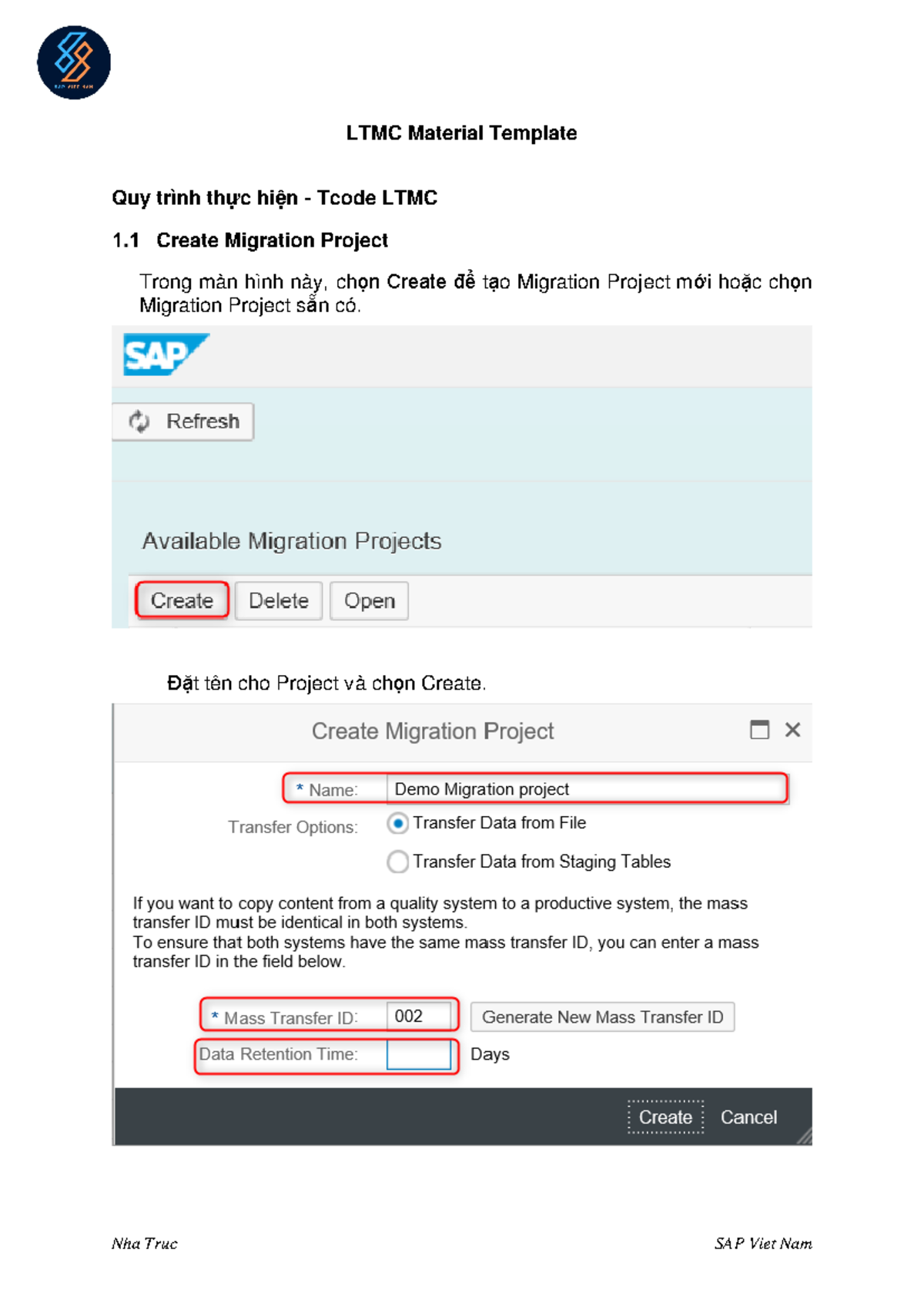 LTMC Upload Material Guideline - LTMC Material Template Quy trình thực ...