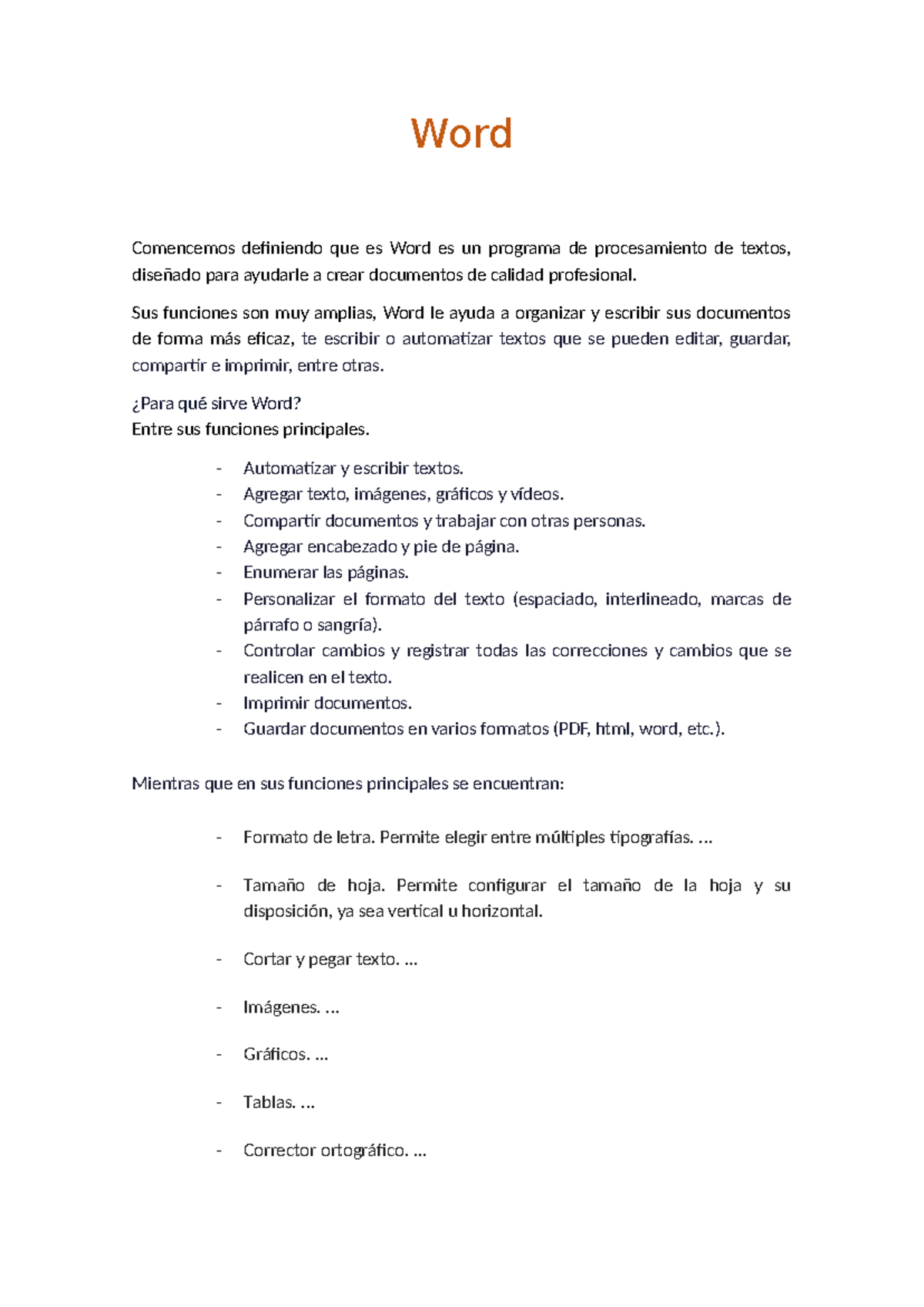 La importancia de word en lo juridico - Word Comencemos definiendo que ...