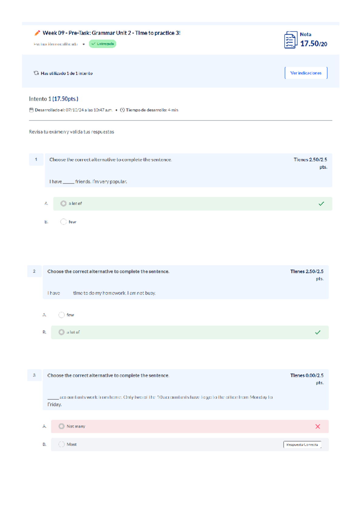 ️ Week 09 - Pre-Task: Grammar Unit 2 - Time to practice 3! - Week 09 ...