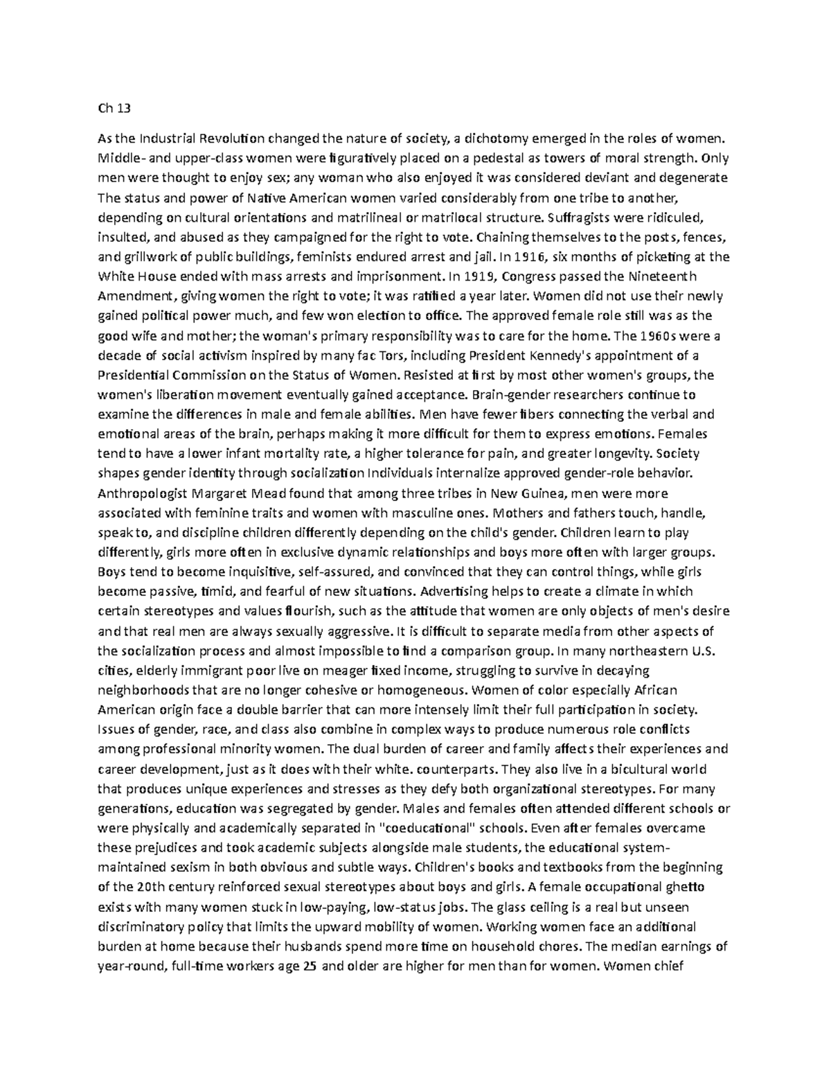 Ch 13 - ch 13 summary - Strangers to These Shores Plus New Mysoclab - Ch 13 As the Industrial ...