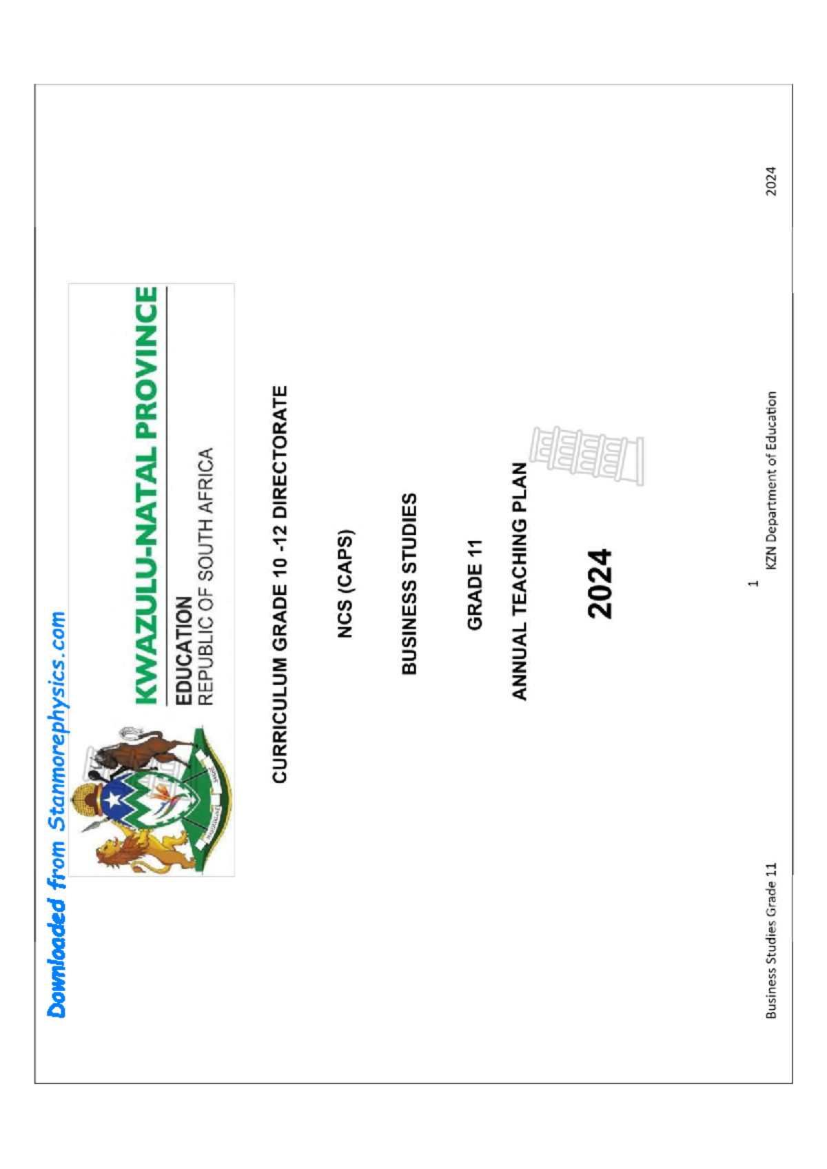 Business-Studies-Grade-11-ATP-2024 - 2 Business Studies Grade 11 KZN ...