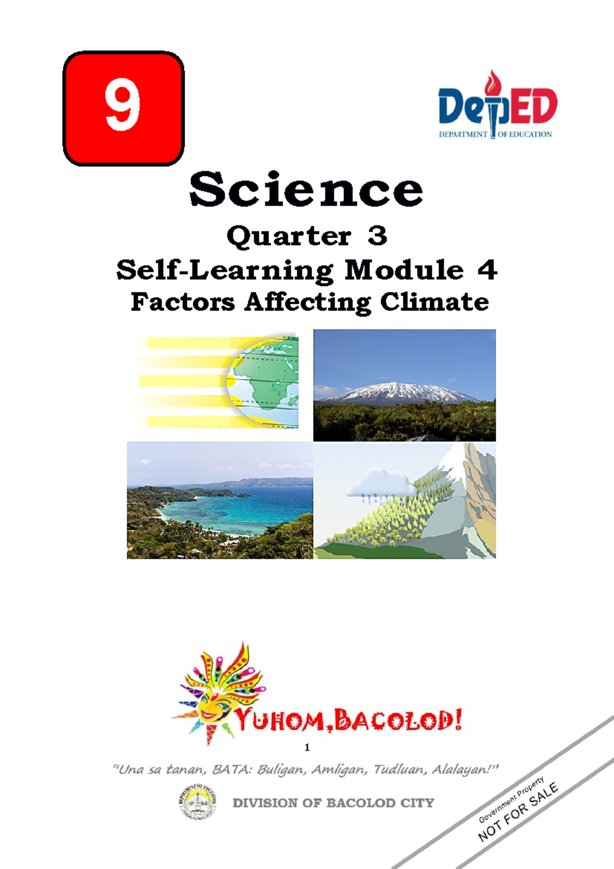 4 - Ajzjwjsjxjdwjjsxi - Science Quarter 3 Self-Learning Module 4 ...