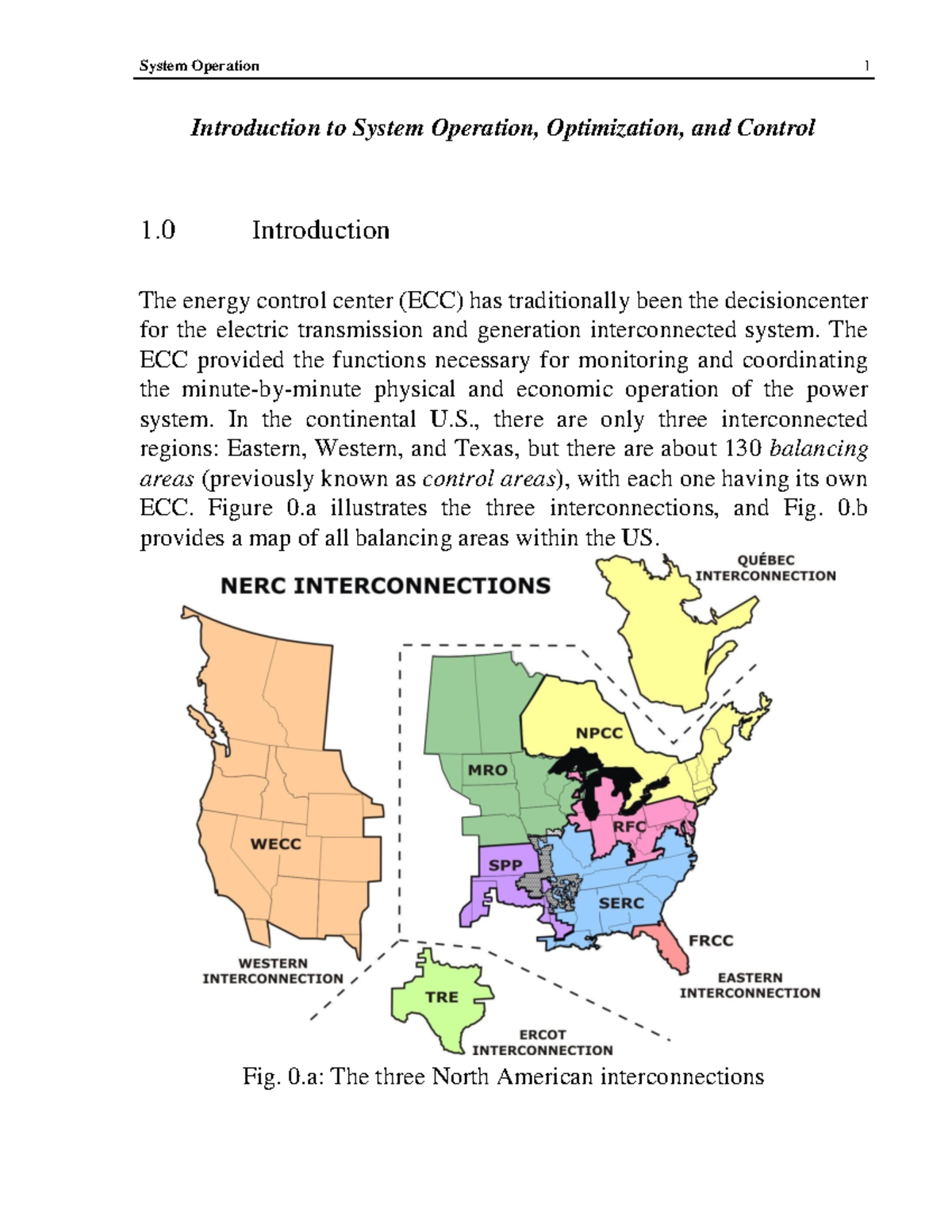 Introduction To System Operation Optimization And Control The Ecc