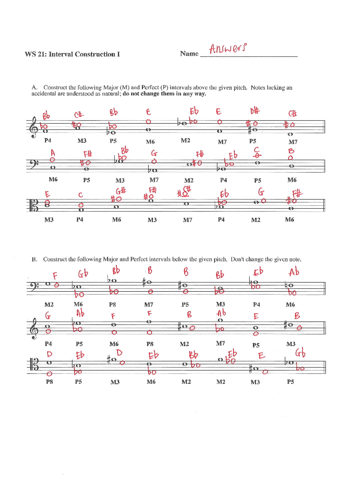 Interval Construction - MUSC1503 - Studocu