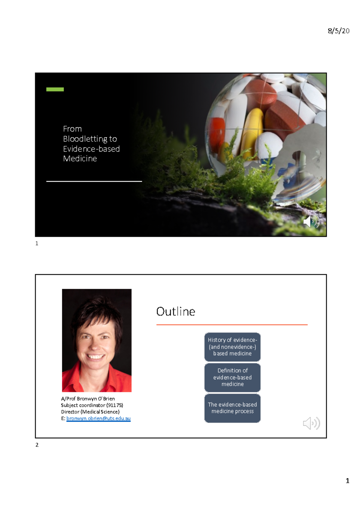 M1 Introduction to EBM Part 1 - 91175 - Studocu