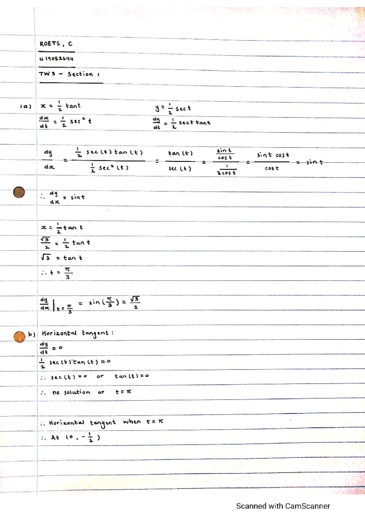 TW3 u19052694 1 - Tutorial - WTW 164 - Studocu