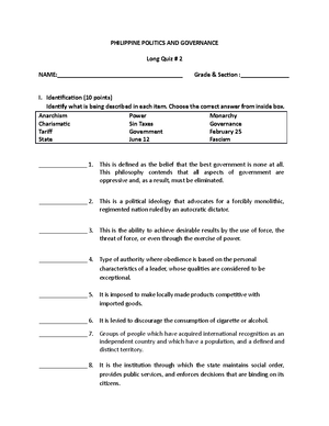 Powers of congress worksheet - Powers of Congress Worksheet Name Period ...